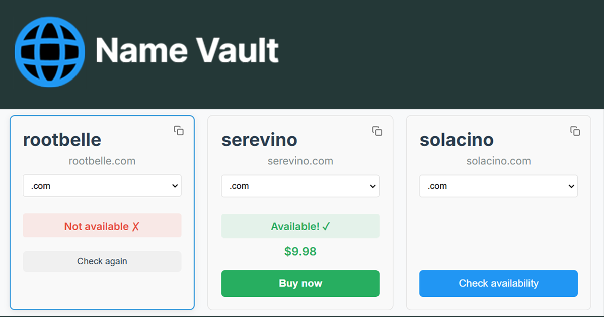 Name Vault Pro